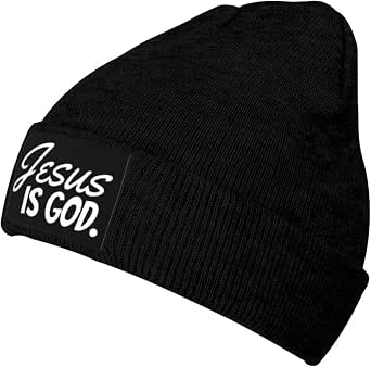Kkaingg Jesus is God - Christian Beanie Hat Men Skull Cap Women Winter ...
