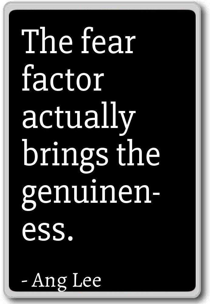 Fear Factor Quotes