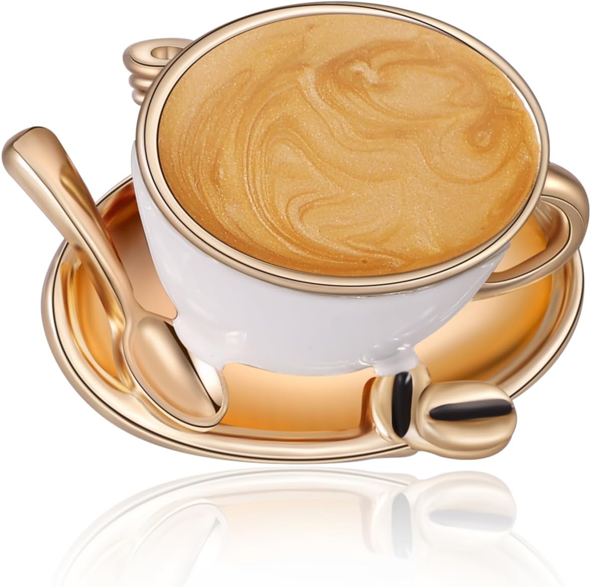 Amazon.com: Coffee Enamel Pin – Cute Smiling Coffee To Go Cup ...