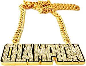 Amazon.com: Champion Chains MVP Medal Necklace - Fantasy Football Belt ...