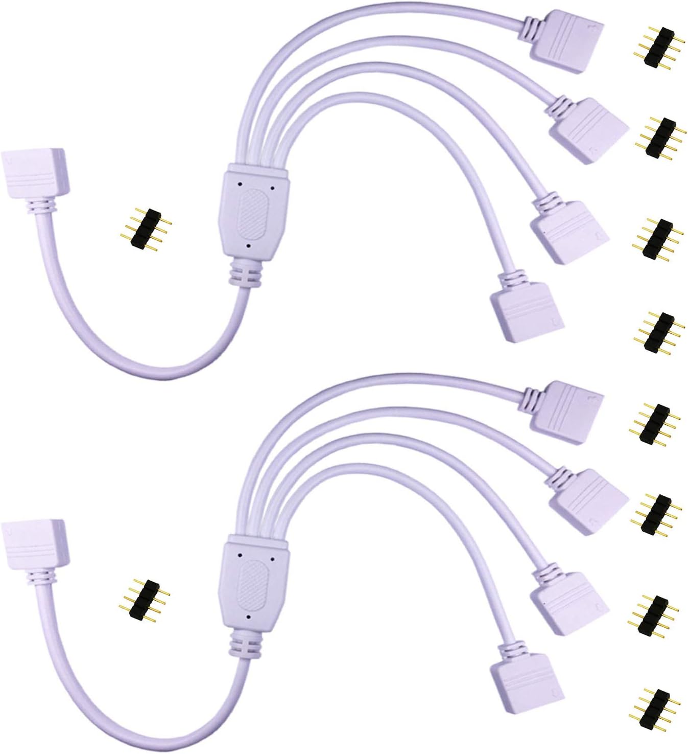 LITAELEK 5m Câble d'extension Bande LED RGB Rallonge de Ruban LED ...