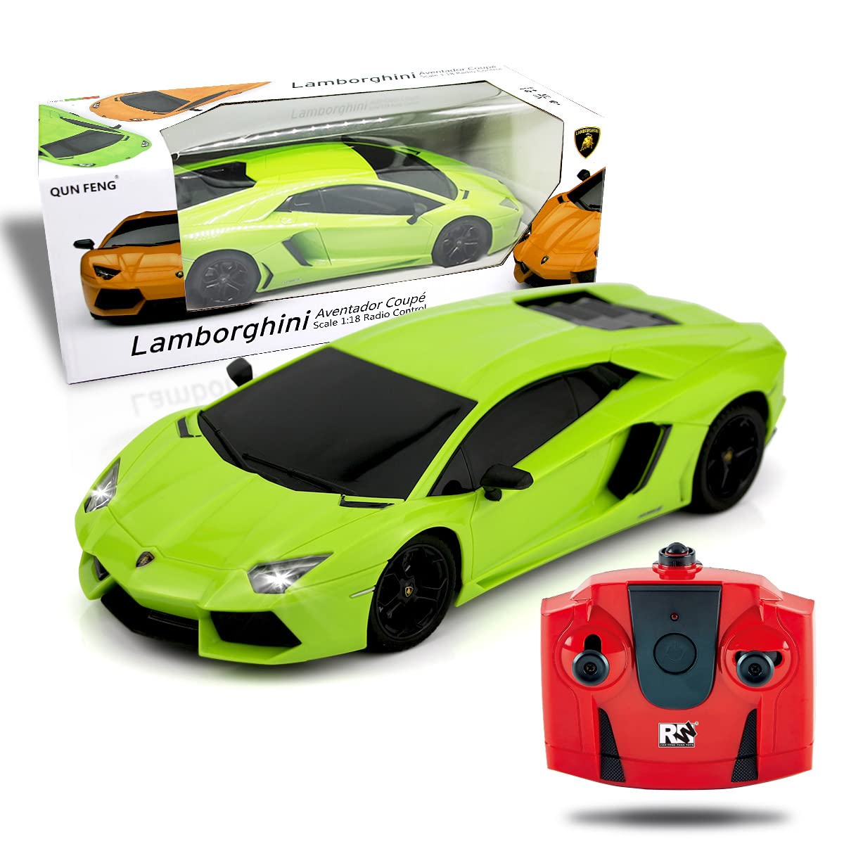 Lime Green Lamborghini Aventador