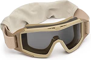 REVISION Military Desert Locust Goggle, Desert Tan/Solar Lens, Safety ...