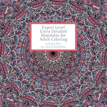 Amazon.com: Expert Level Extra Detailed Mandalas For Adult Coloring ...