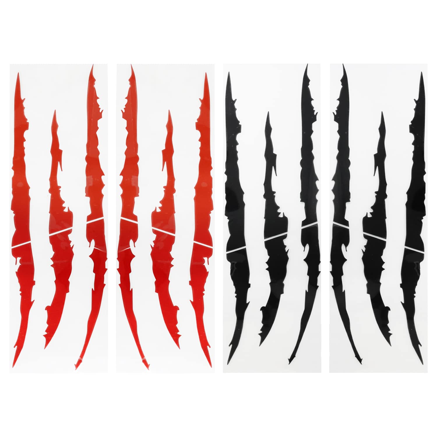 Amazon.com - Honbay 2 Pair Monster Claw Scratch Car Stickers Simulation ...