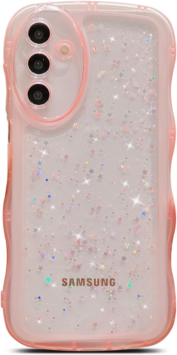 Amazon.com: LYQZDT for Samsung Galaxy A15 5G Phone Case 6.5", Glitter Clear Bling Star ...