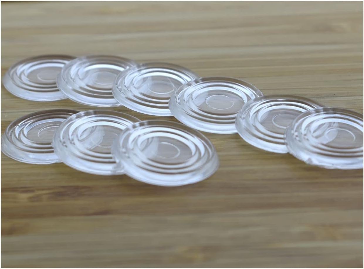 Clear Glass Table Top Bumpers,Soft Material,to Control The Movement of ...
