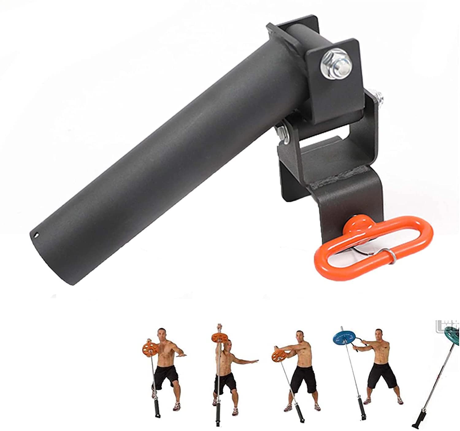 Buy T-Bar Row Landmine Platform for Barbell Strength Training, Fitness ...