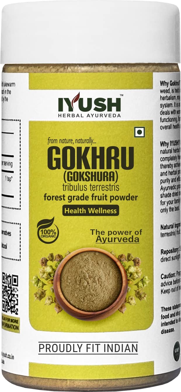 IYUSH Herbal Ayurveda Gokhru Powder -100gm : Amazon.in: Health ...