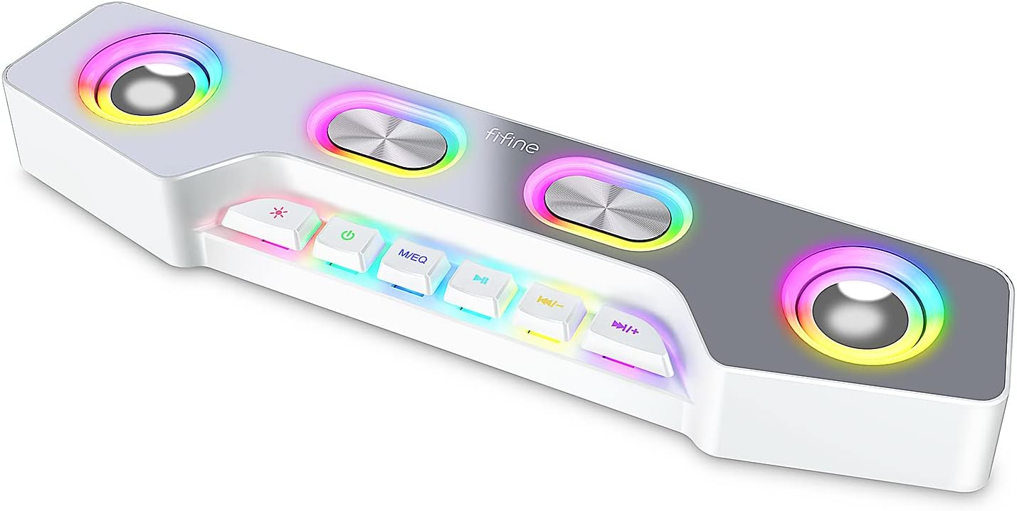 Amazon.com: SH39 Gaming Computer Speakers Dynamic RGB Gaming Speakers ...