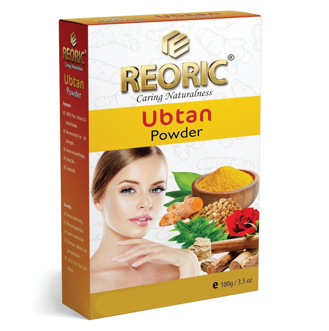 Reoric ubtan powder for skin whitening |ubtan powder |ubtan face pack ...