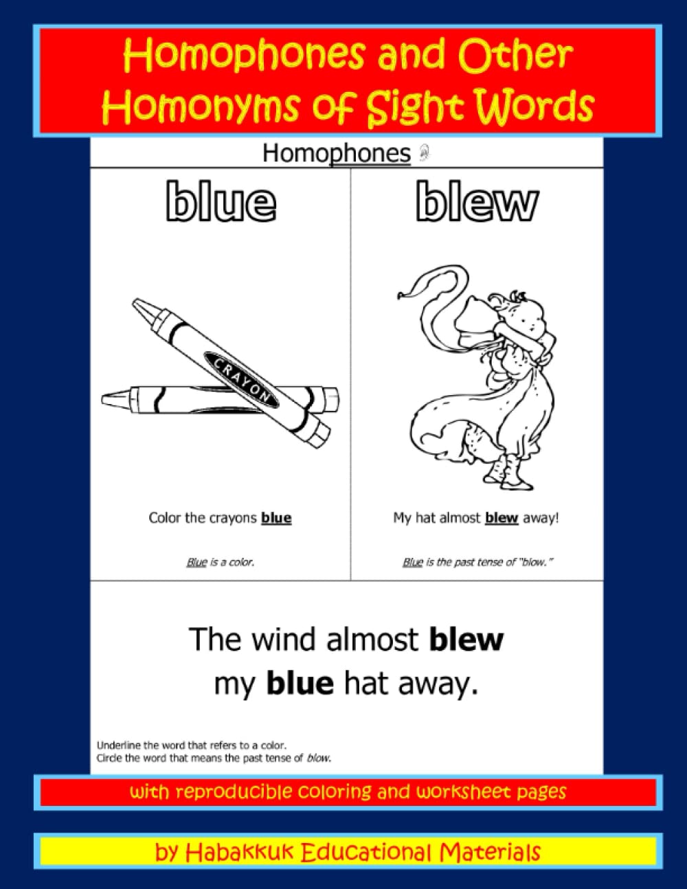 Buy Homophones and Other Homonyms of Sight Words: with reproducible ...