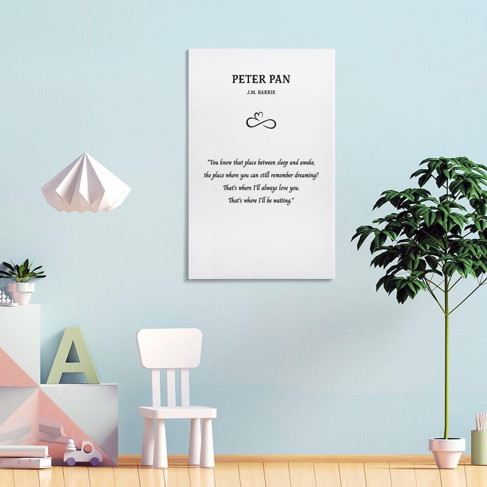 Eens Op Een Tijd Peter Pan Behang Amazon.com: Peter Pan Wall Art