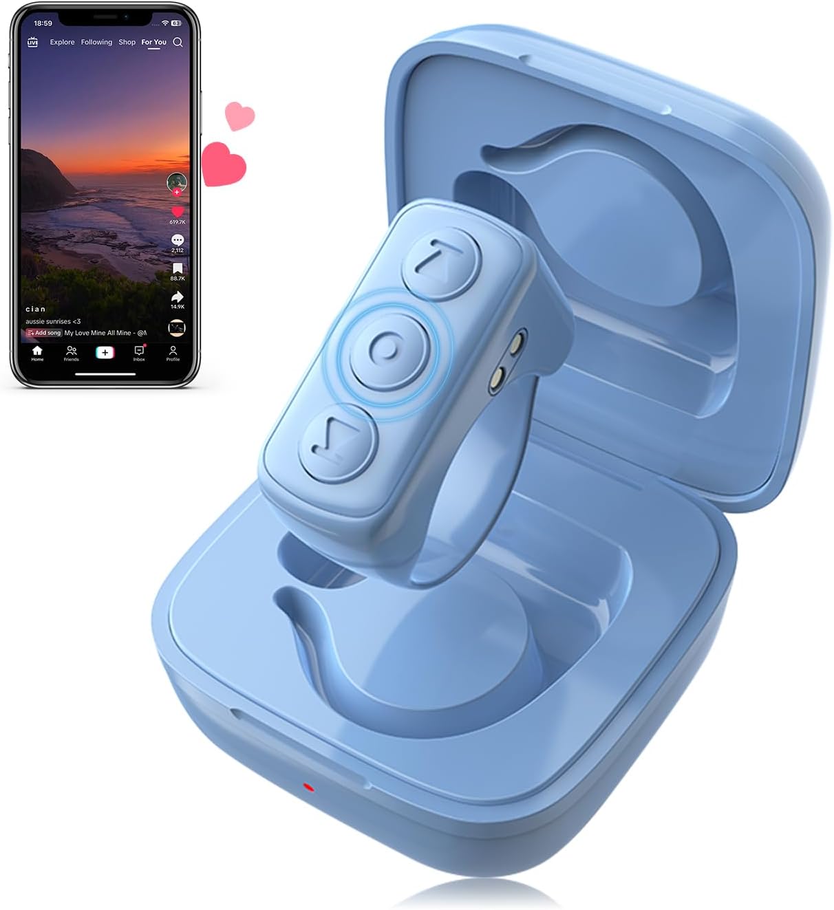 Amazon.com: Tiktok Scrolling Ring, Page Turner for iPad iPhone ...