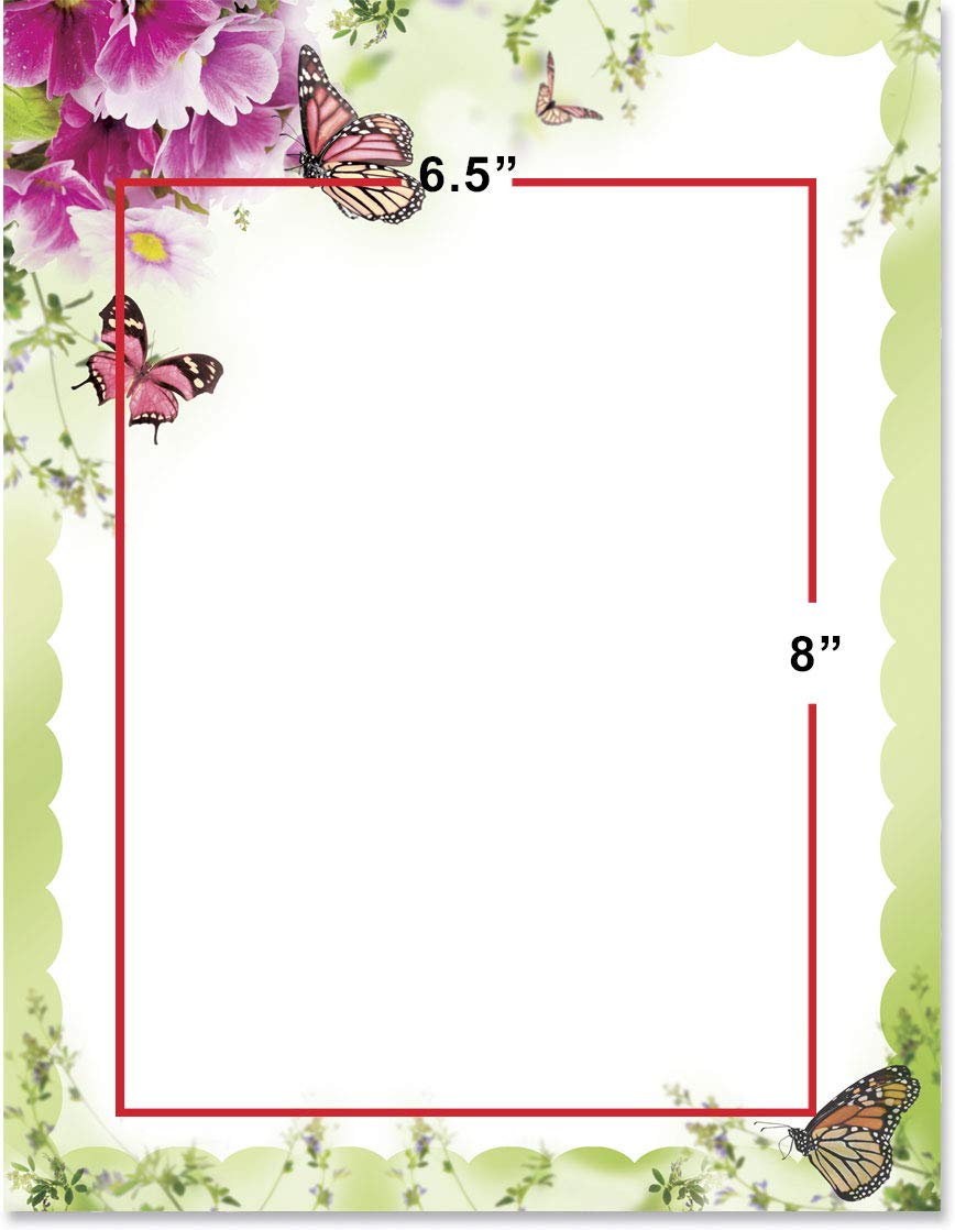 Butterfly Page Borders