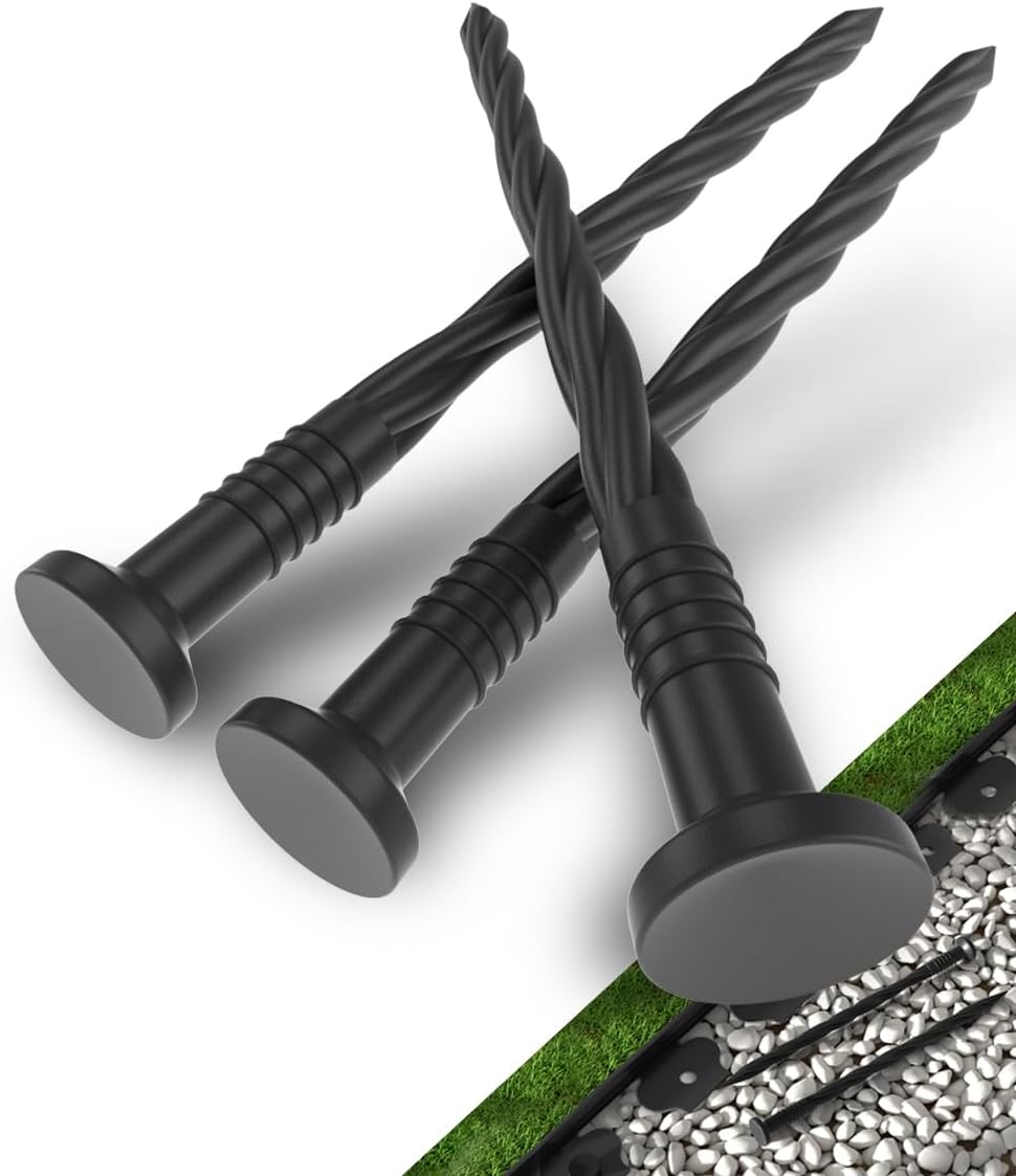 Amazon.com : 20 Pack 8-Inch Plastic Edging Stakes Landscape Anchoring ...