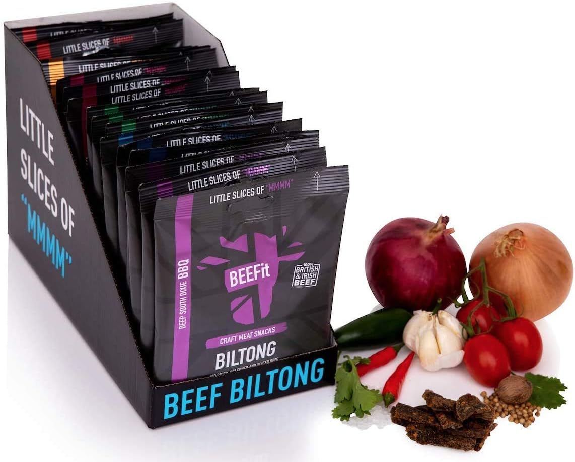 BEEFit Snacks Biltong Flavour Fest – Three Bags of Each Flavour ...