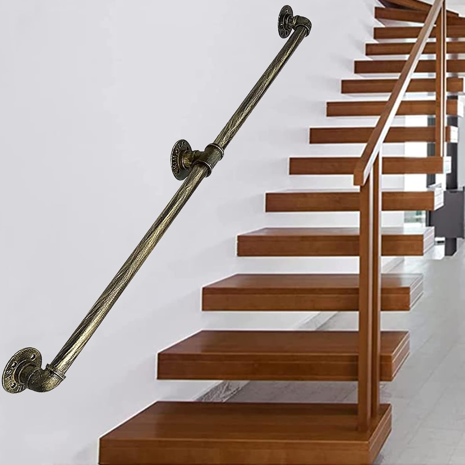 Handrail for Stairs Step,Indoor and Outdoor Stair Handrails Banister ...