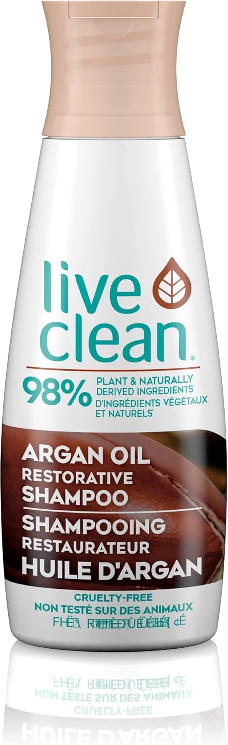 Live Clean Argan Oil Restorative Shampoo for Natural Shine