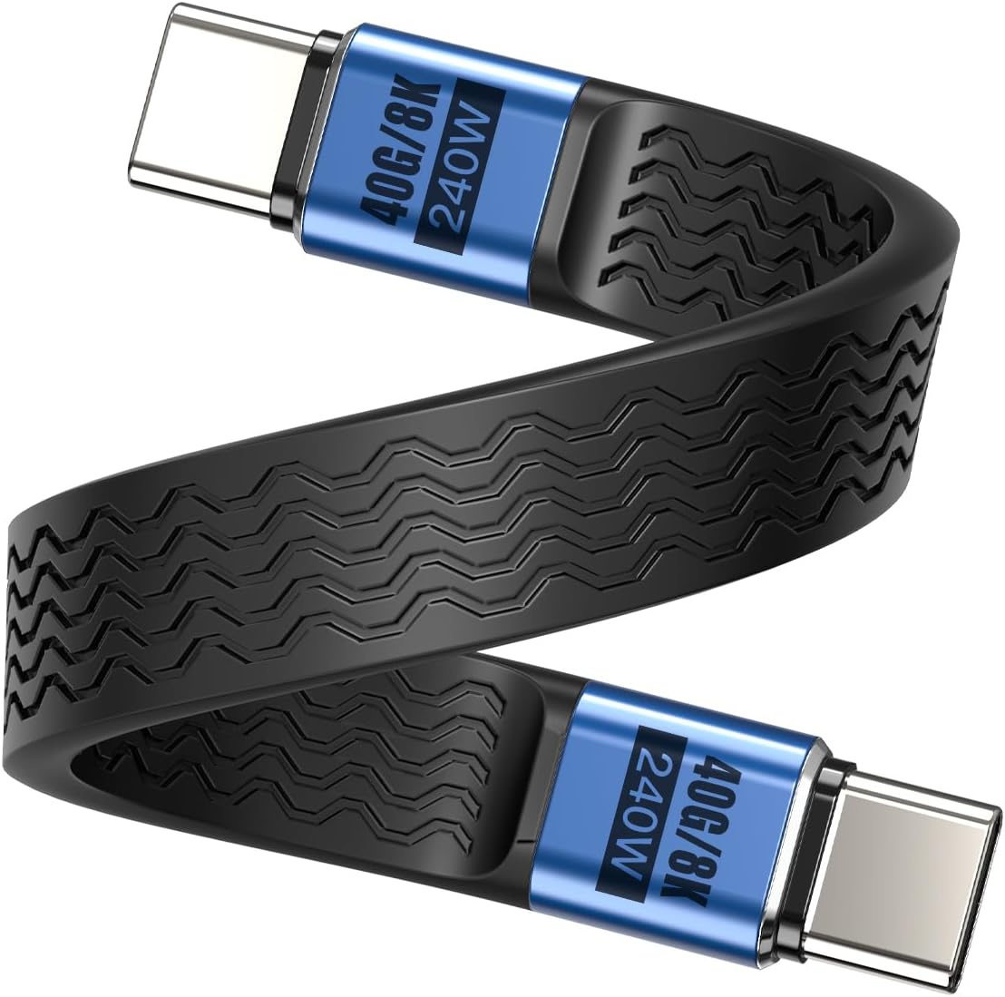 Amazon.co.jp: Poyiccot 40Gbps USB Cケーブル U型、240W USB Type-C U型 ケーブル、USB C U型 オスオスケーブル PD 3.1 高速充電 ...