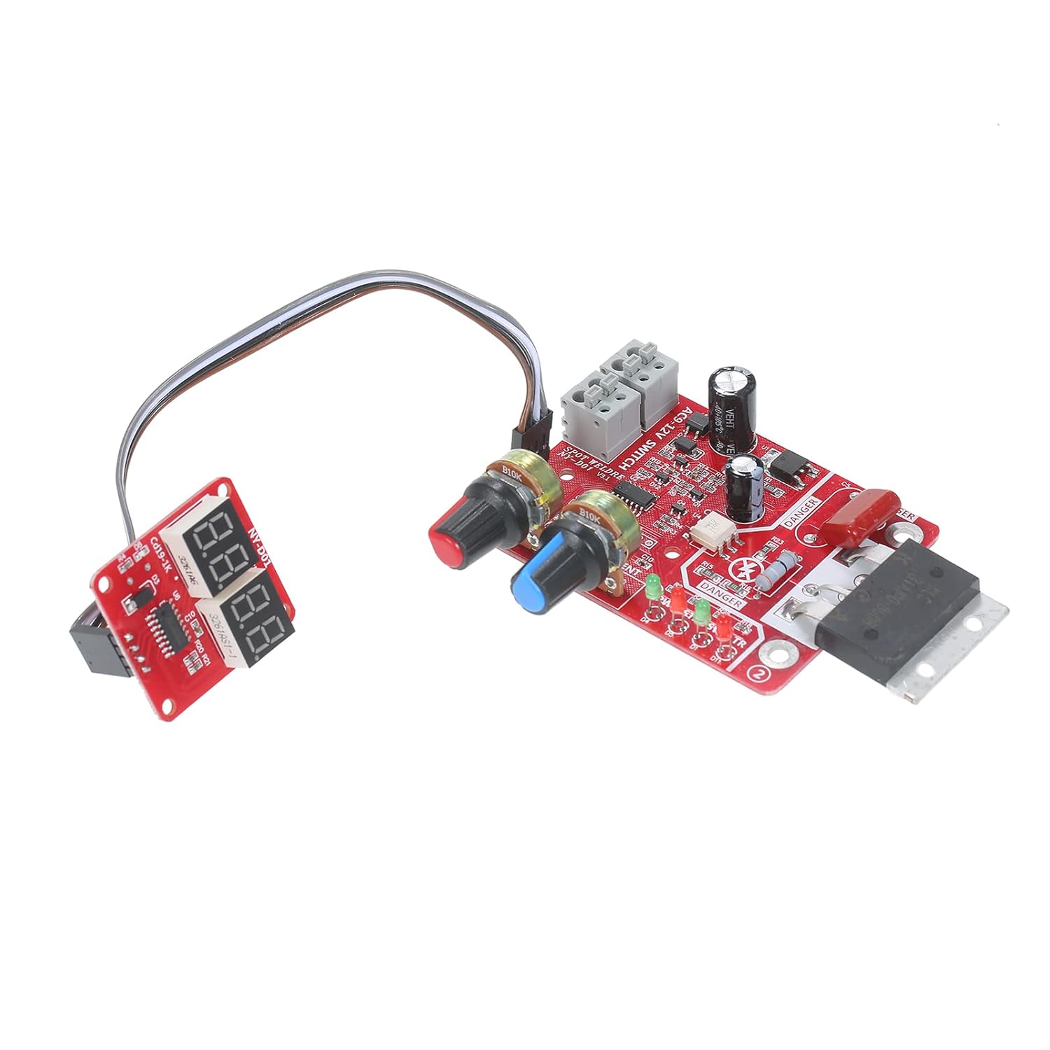 100A Spot Welding Control Board DIY Control Board Digital Display ...