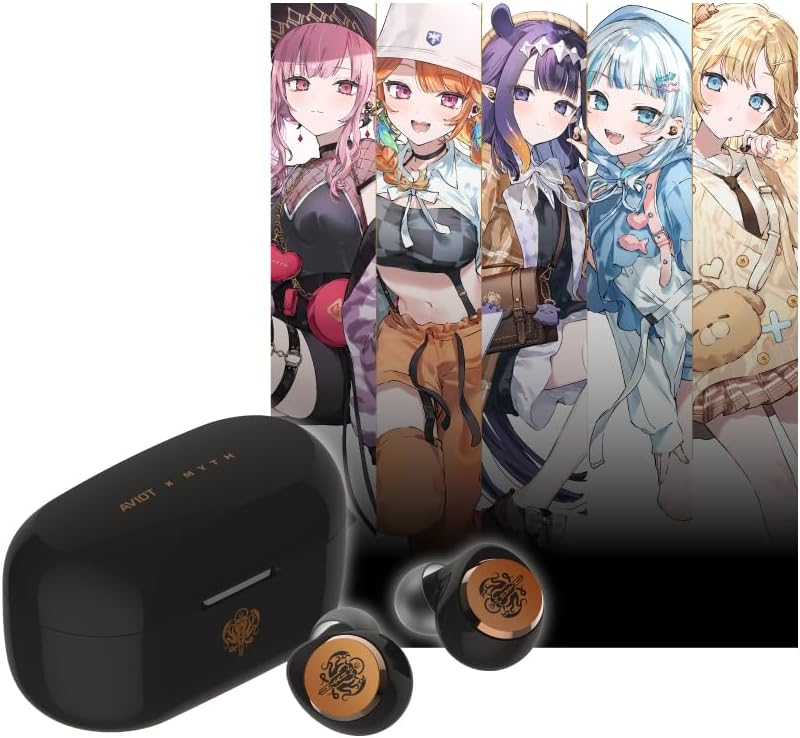 Amazon.com: AVIOT Sword Art Online Anime Wireless Earbuds TE-D01v-SOB ...