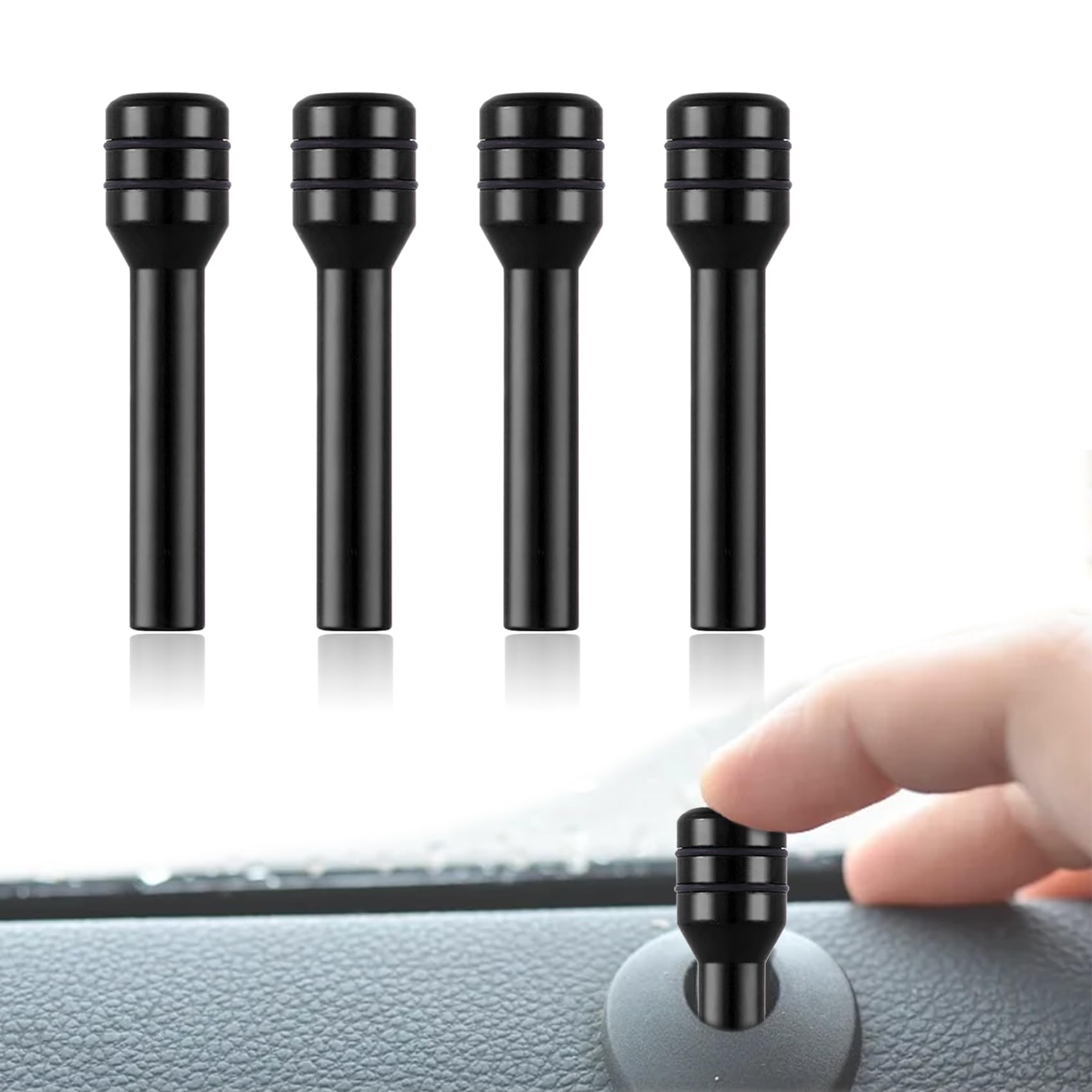 Amazon.com: 4PCS Automotive Door Lock Knobs, Safety Door Lock Pin ...