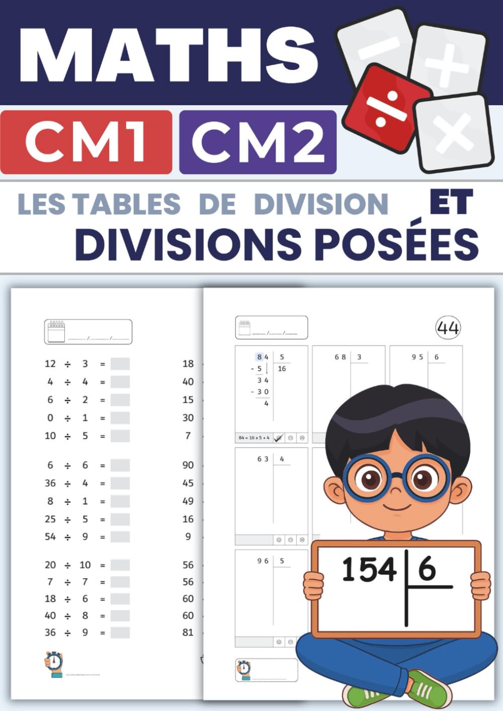 Tables de division et divisions posées: Exercices progressifs pour ...