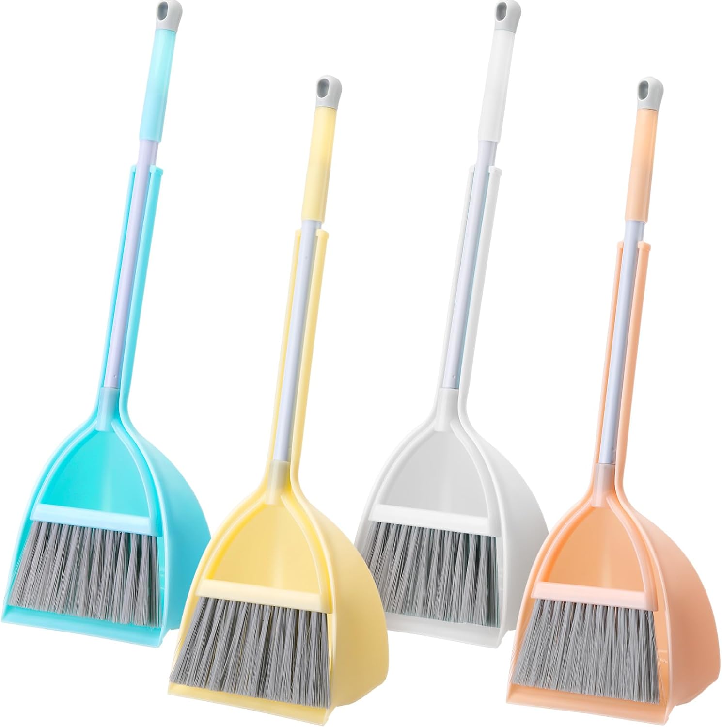 Amazon.com: Roshtia 4 Pcs Mini Broom with Dustpan for Kids Broom and ...