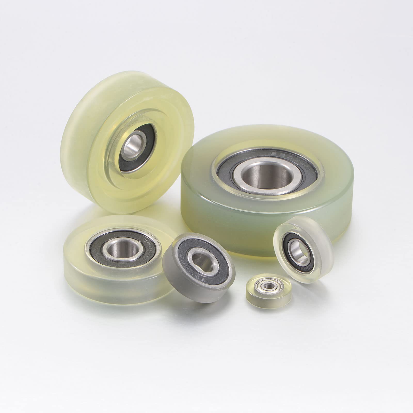 Snapklik.com : HARFINGTON PU Pulley Roller Bearing 6x22x6mm ...