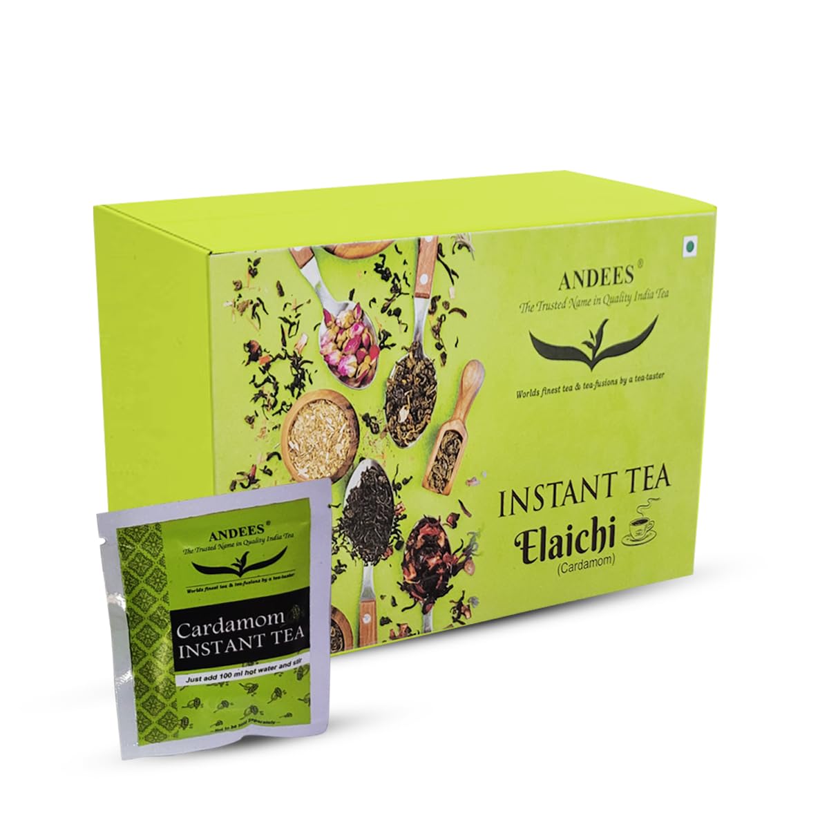 ANDEES Instant Elaichi Chai Ready in 10 Sec, Immunity Booster Herbal ...