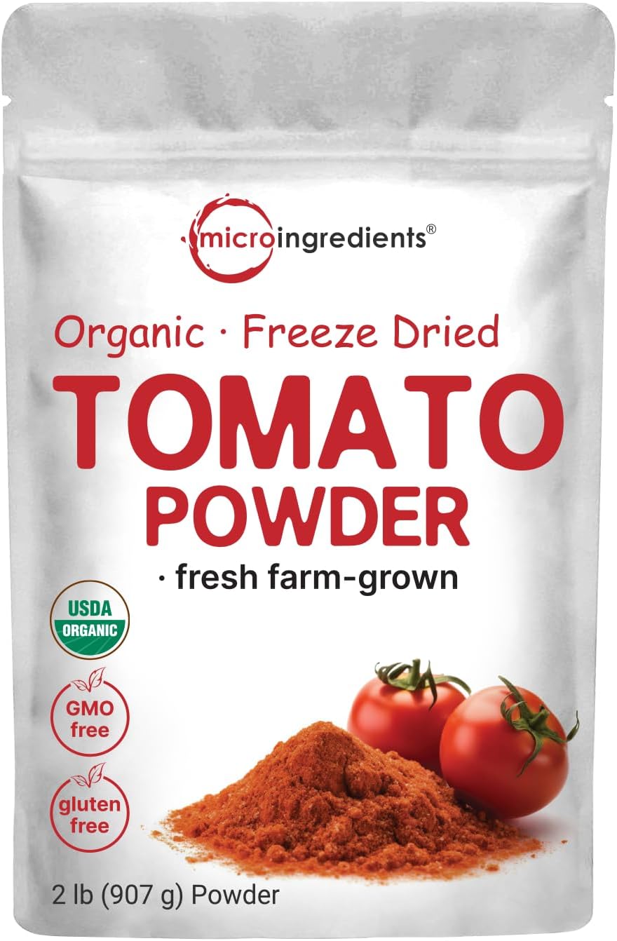 Amazon.com: Organic Tomato Powder, 2lbs | Fresh Freeze-Dried Farm Grown ...
