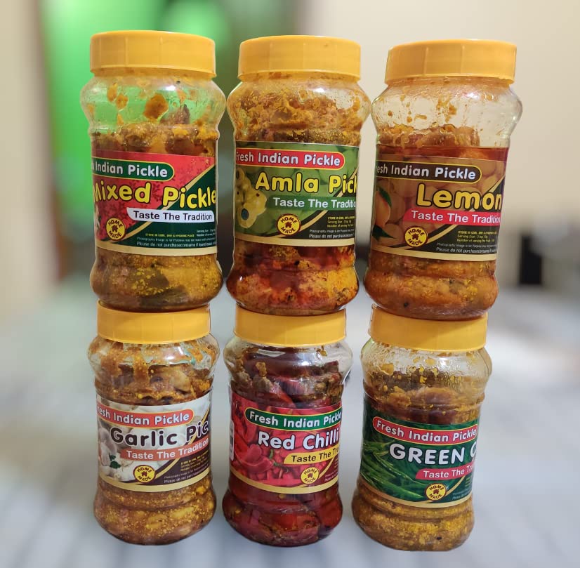 Fresh Indian Pickle Premium Combo | Pack of 7 Pickle Combo | Desi achar ...