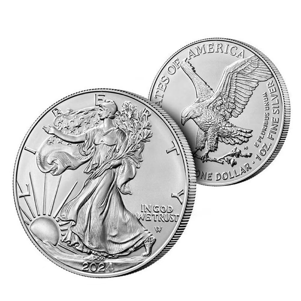 Amazon.com: 2024 Liberty American Eagle Coin Replica Dollar ...