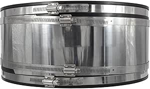 Amazon.com: 10" x 10" DEKS Couplings (DX1002-1010SR) - Stainless Steel ...