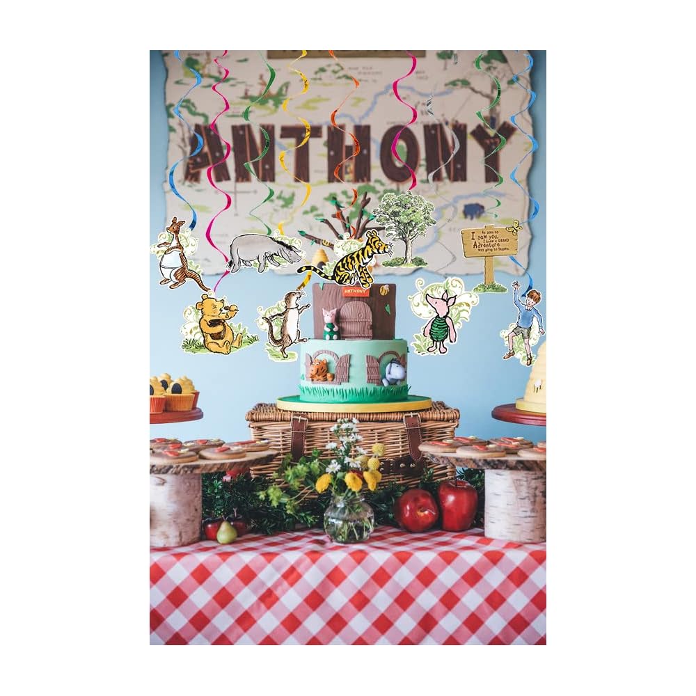 Buy 18 Pcs Winnie Hanging Swirls Cute Winnie Party Decorations The Pooh ...