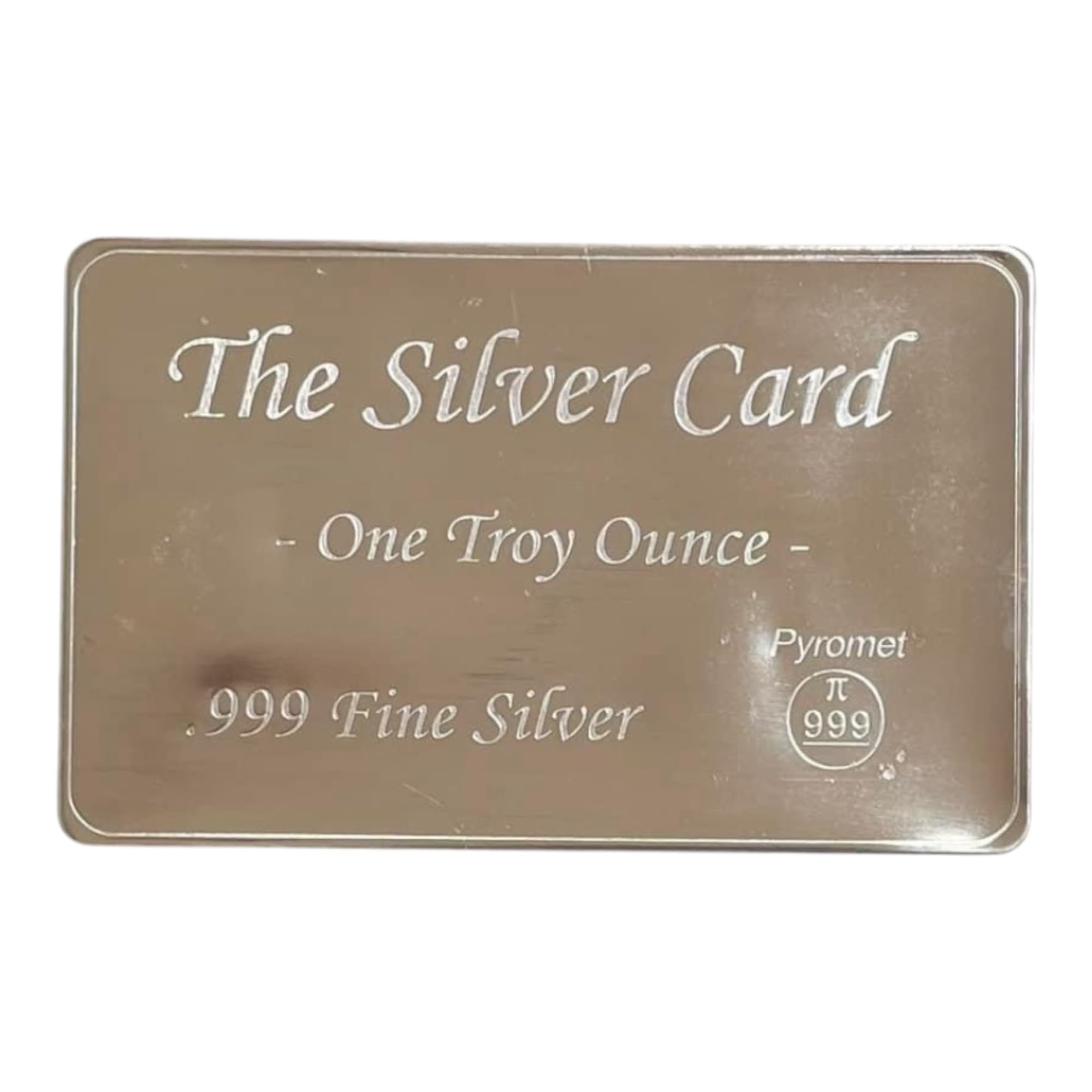 Amazon.com : Silver Card 1 Ounce With Certificate of Authenticity from ...