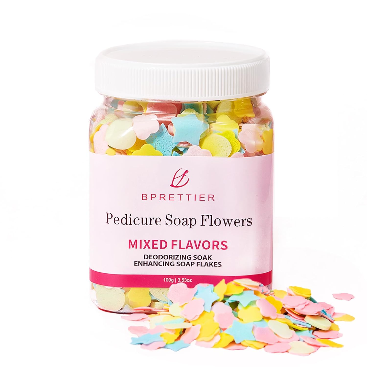 Amazon.com: BPrettier Pedicure Soap Flowers Foot Soak Petals Sheet for ...