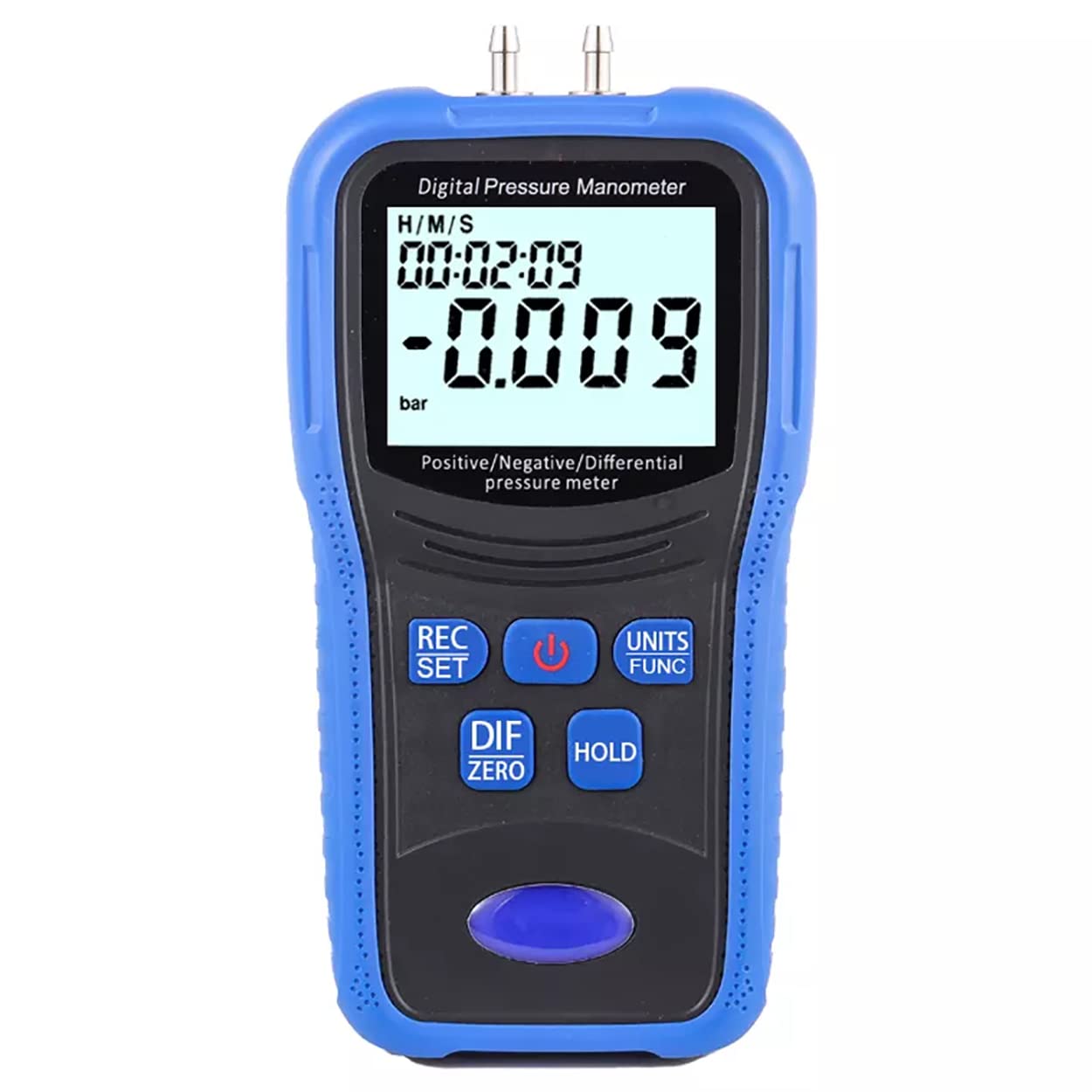 amiciSense Digital Air Pressure Tester, Handheld Manometer with 11 ...