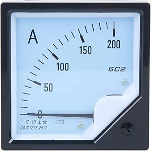 Amazon.com: HASMI DC Meter 6C2 Analog Panel Ammeter AMP Ampere Current ...