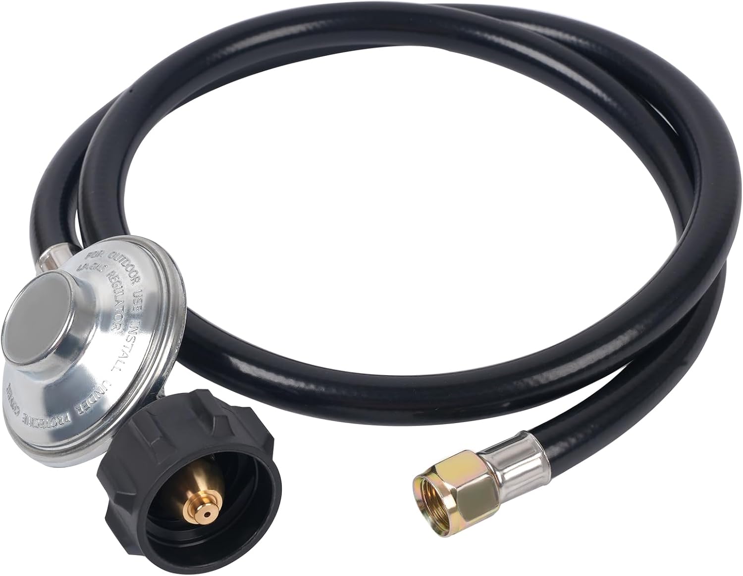 Amazon.com : 3.5 Feet Propane Gas Regulator and Hose, QCC1 Gas Grill ...