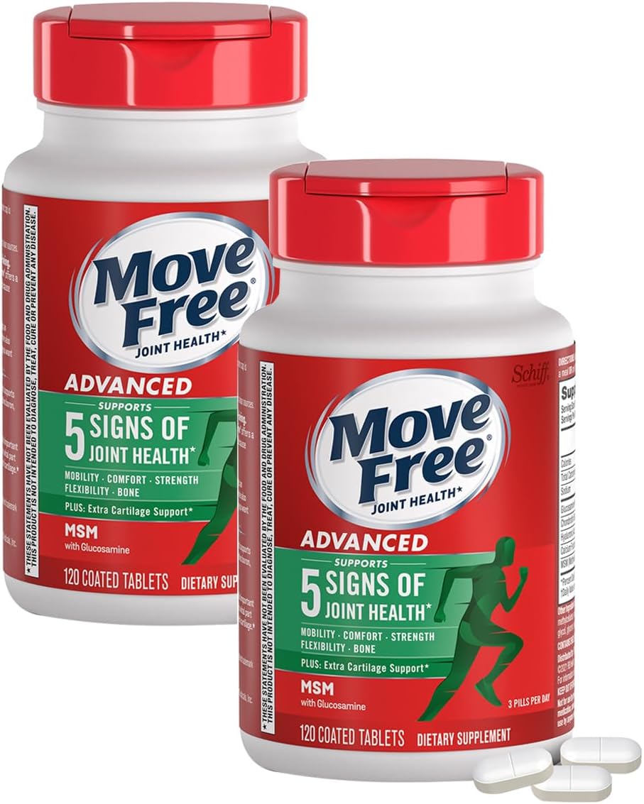 Amazon.com: Schiff Move Free Advanced, 200 Tablets - Joint Health ...