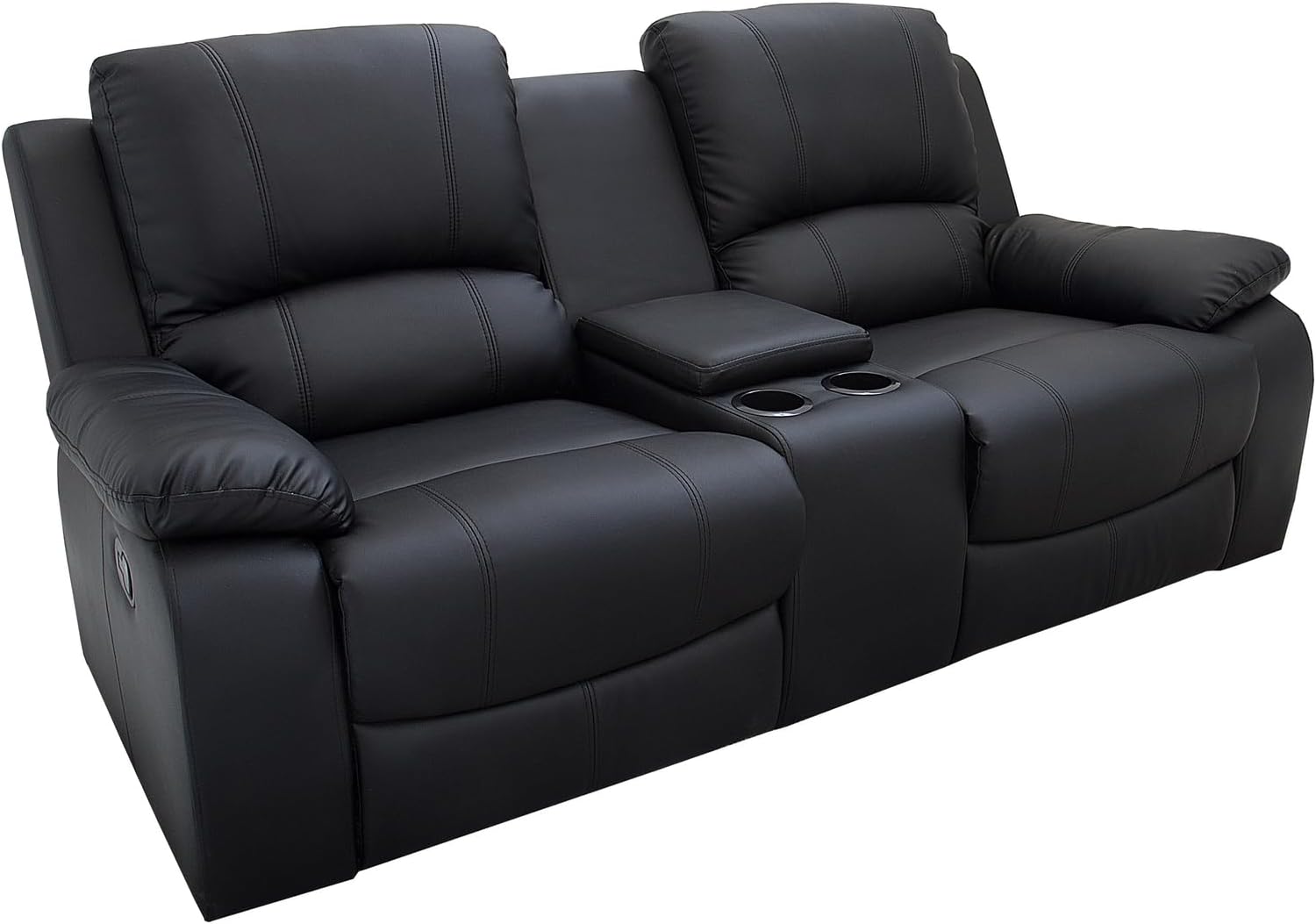 SQUEBILIFE 2-Sitzer-Sofa verstellbare 2er Couch durch halbautomatische ...