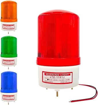 1pc LED Strobe Signal Warning Buzzer Light Warning Lamp Sound Indicator ...