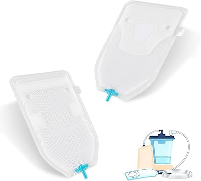 Amazon.com: Male External Catheter Drain Pouches, Non-Invasive Urinary ...