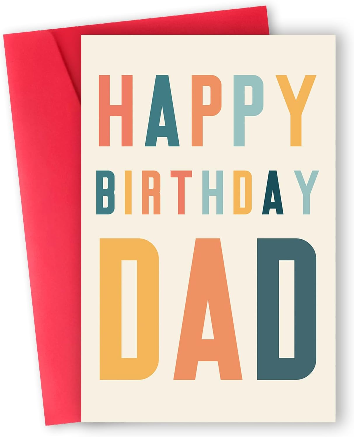 Amazon.com : ATTLVV Happy Birthday Gift Card for Dad,Funny Birthday ...