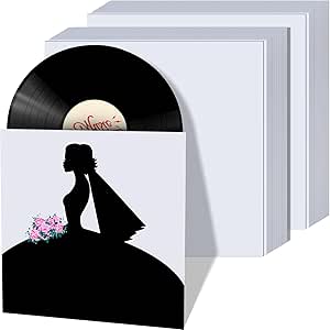 12 Inch Blank Album Jackets 350gsm White Cardboard LP Sleeves Cardboard ...