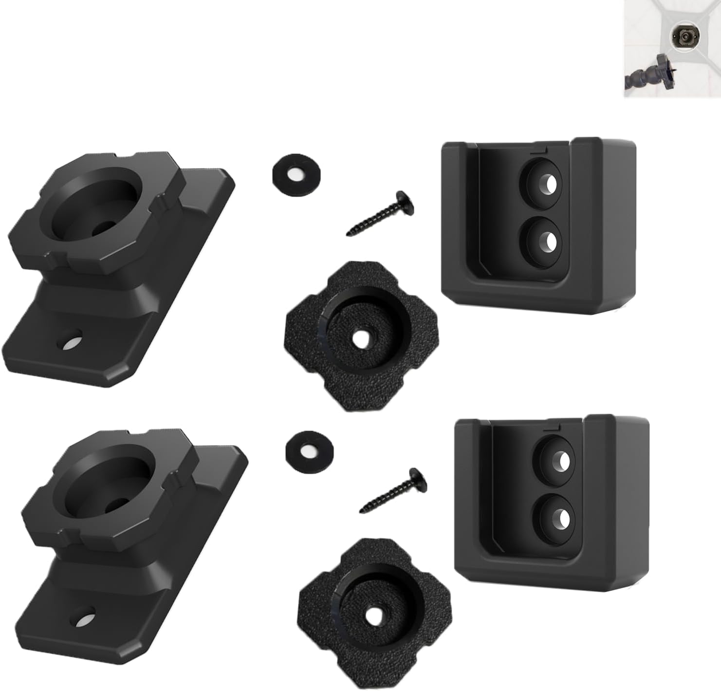 Amazon.com: 2 Sets Accessory Mount for Eskimo E-Hub — Versatile Ice ...