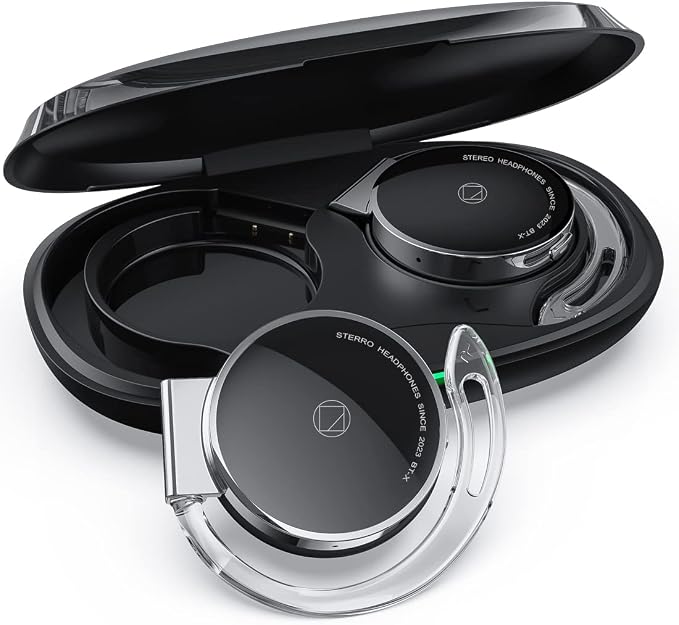 YUEYINOK Over Ear Headphones Wireless Open Ear Headphones Clip on ...