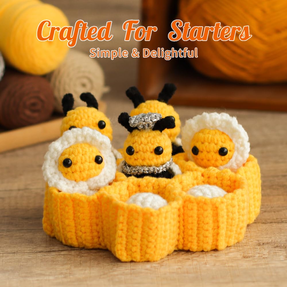 Crochet Bee Pattern Easy